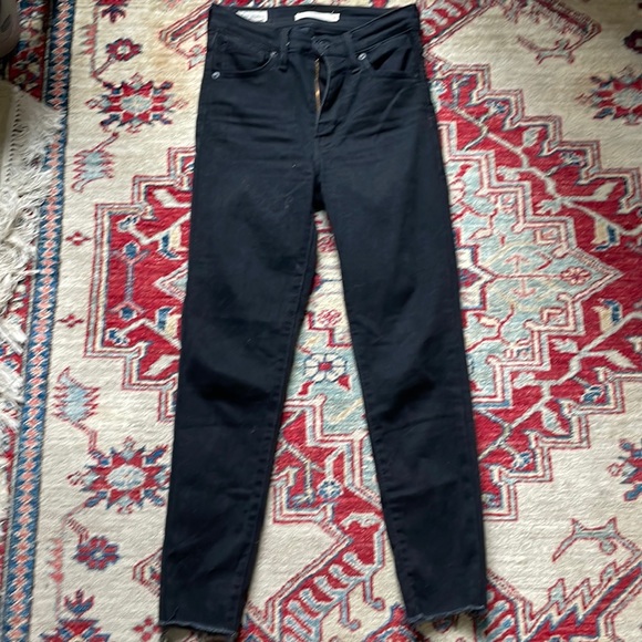 Levi's | Jeans | Levi High Rise Black Skinny Jeans | Poshmark